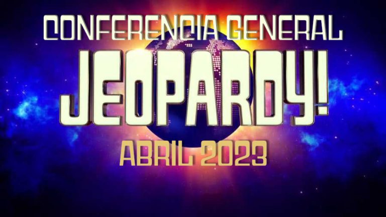 Abril 2023 Conferencia General en juego de Jeopardy en Español
